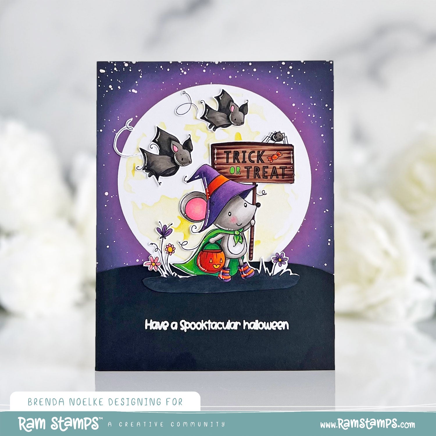 'Trick or Treat Mouse' Digital Stamp – Rachelle Anne Miller Creative ...