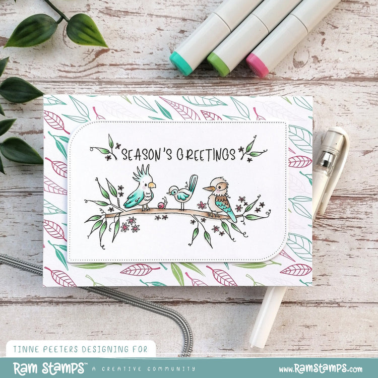 'Australian Birds' Digital Stamp – Rachelle Anne Miller Creative Studios