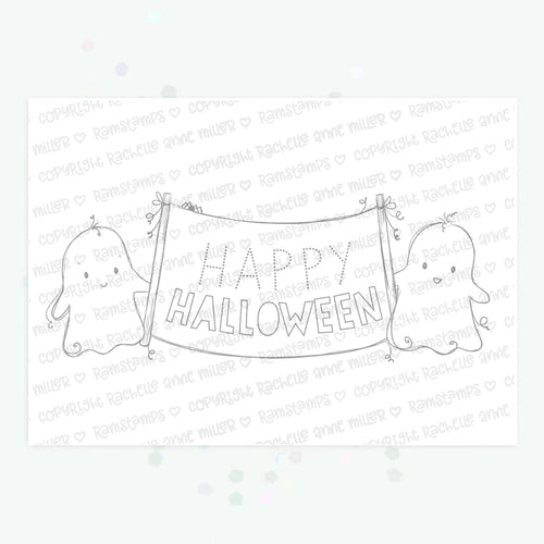 'Ghost Greetings' Digital Stamp – Rachelle Anne Miller Creative Studios