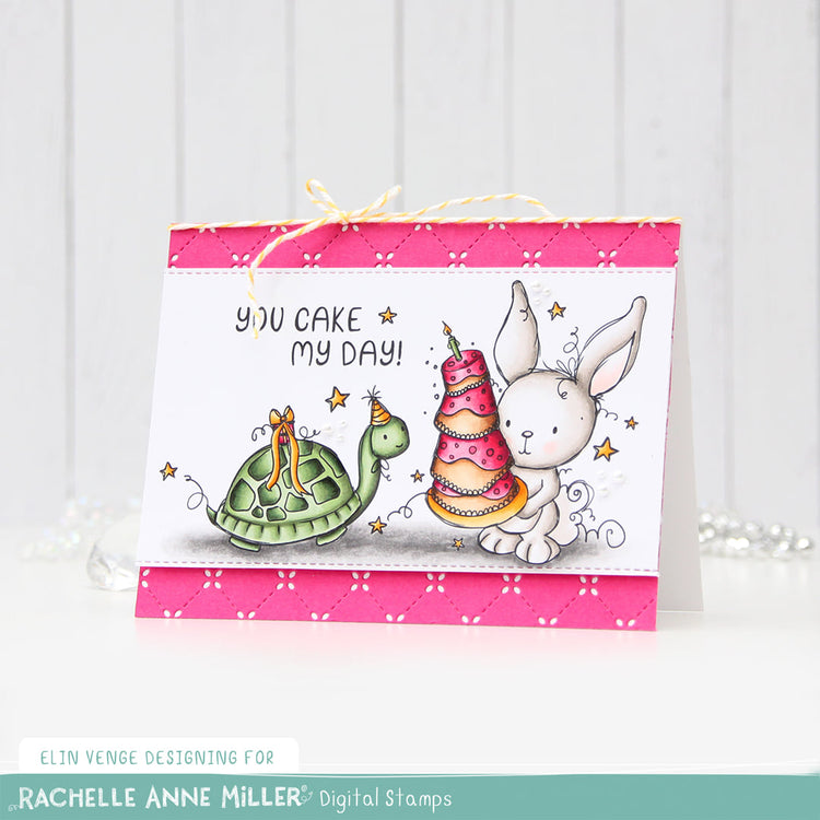 'Birthday Cake' Digital Stamp – Rachelle Anne Miller Creative Studios