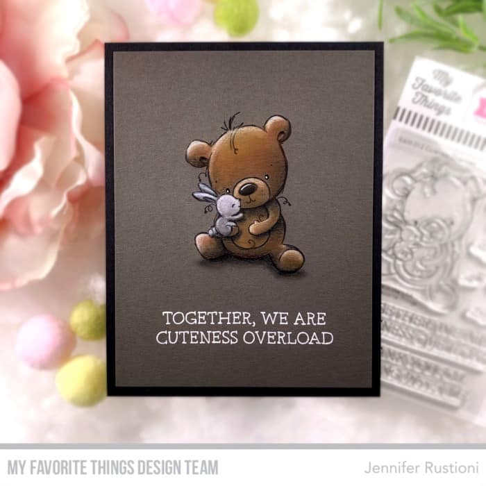 'Bear & Bunny' Digital Stamp – Rachelle Anne Miller Creative Studios