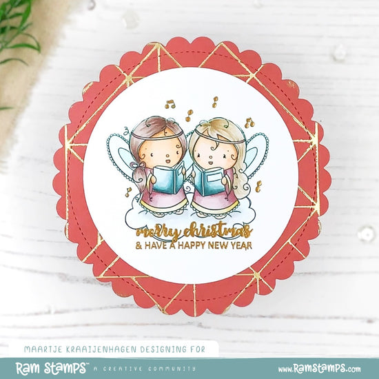 'Angels' Christmas Digital Stamp – Rachelle Anne Miller Creative Studios