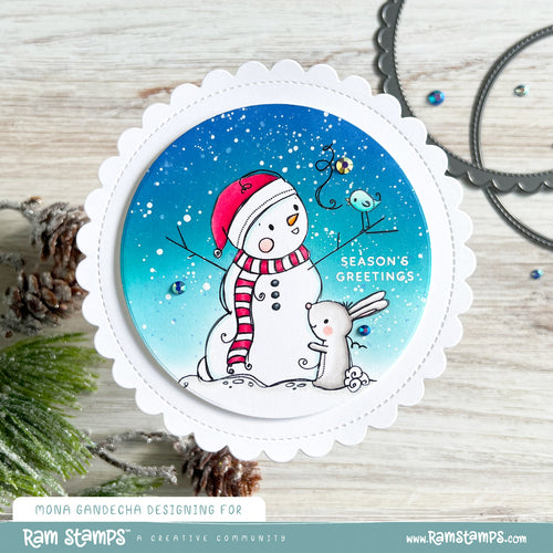 'Snow Friends' Christmas Digital Stamp – Rachelle Anne Miller Creative ...