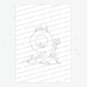 'Animal Number: Nine Ladybugs' Digital Stamp – Rachelle Anne Miller ...