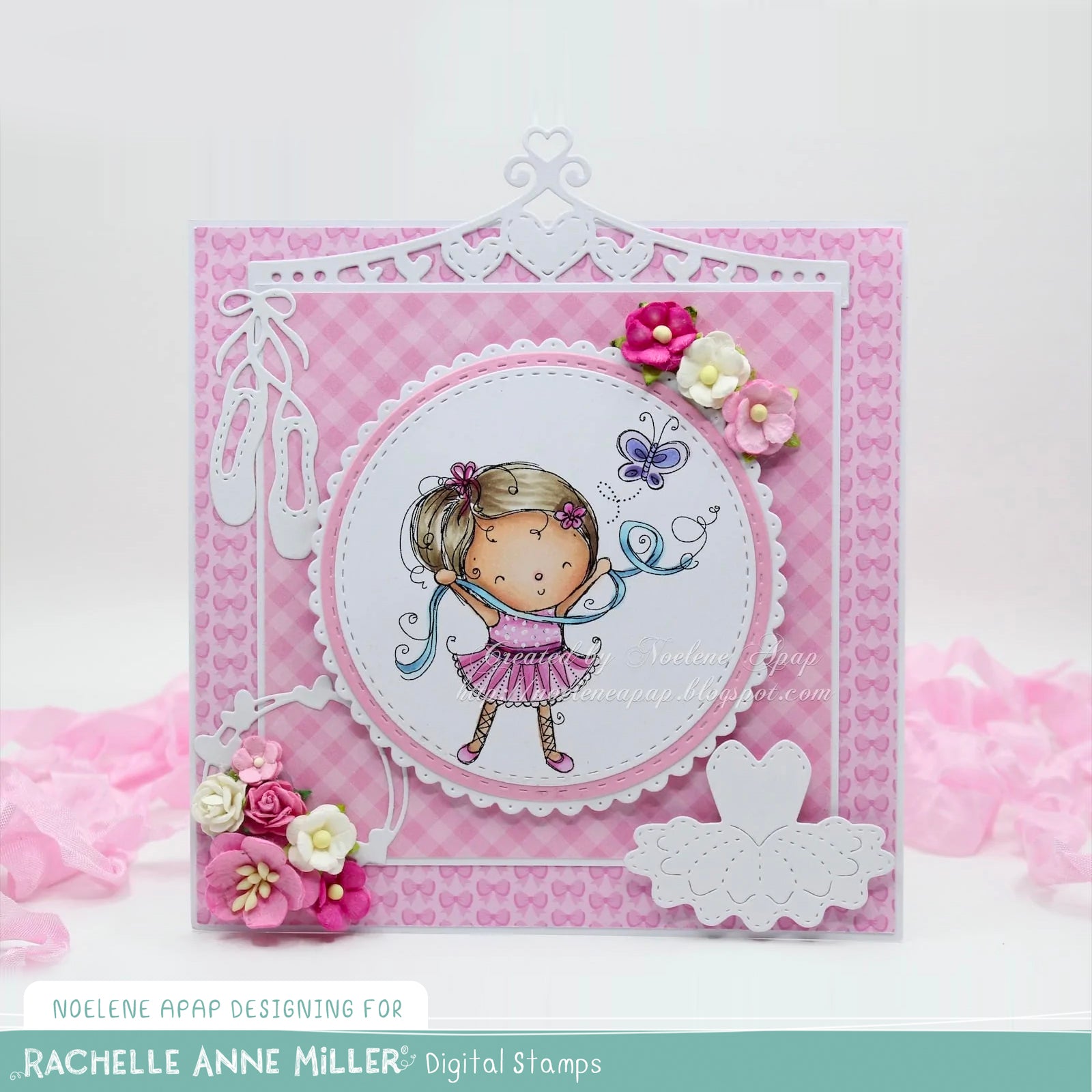 'Ballerina' Digital Stamp – Rachelle Anne Miller Creative Studios