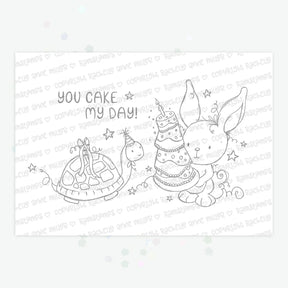 'Birthday Cake' Digital Stamp – Rachelle Anne Miller Creative Studios
