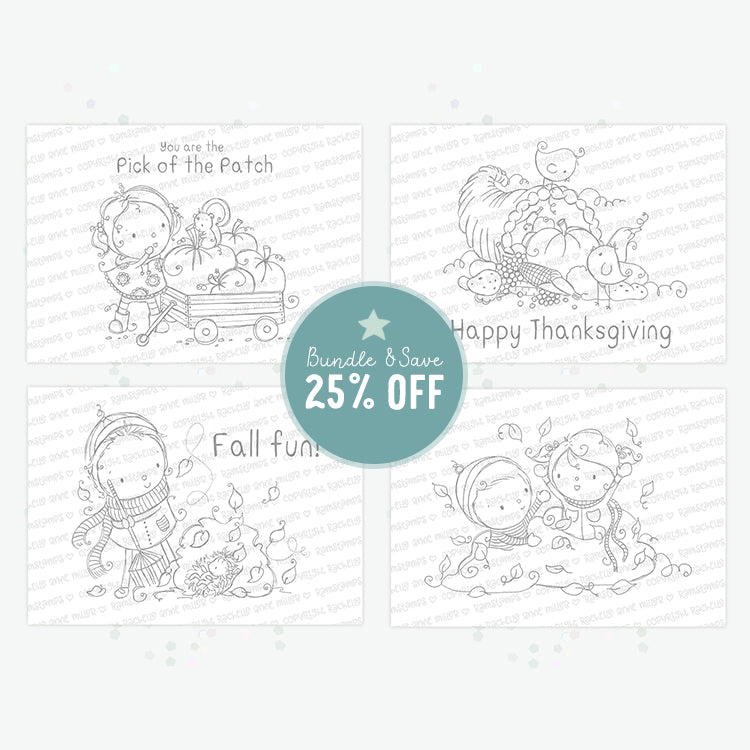 'Fall Fun' Digital Stamp Set – Rachelle Anne Miller Creative Studios
