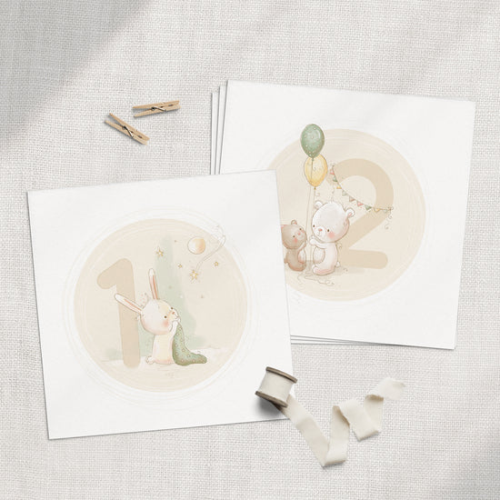 'Animal Numbers' Children's Wall Art Print Set – Rachelle Anne Miller ...