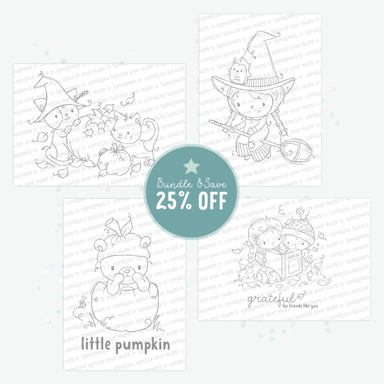 'Happy Autumn' Digital Stamp Set – Rachelle Anne Miller Creative Studios