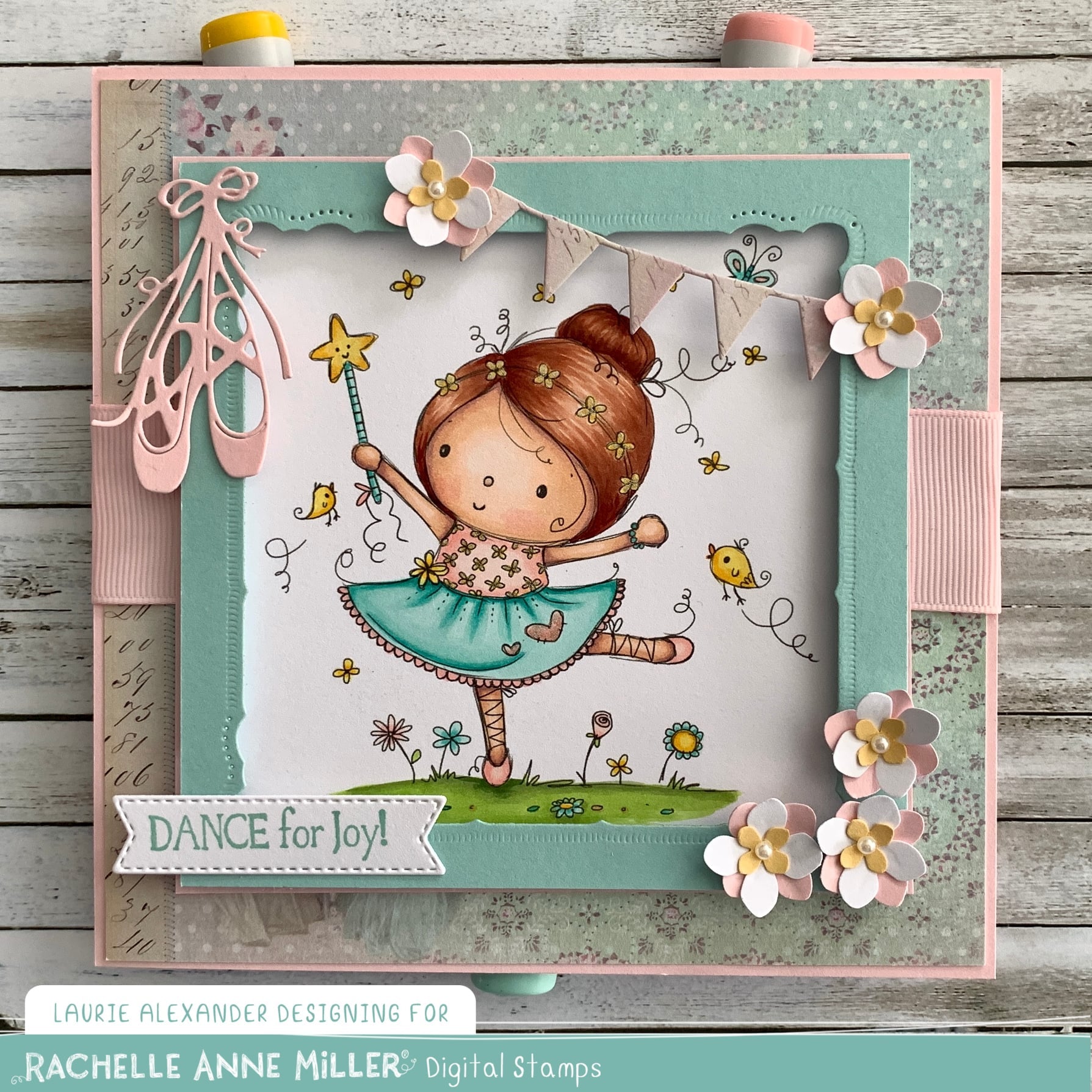 'Ballerina Princess' Digital Stamp – Rachelle Anne Miller Creative Studios