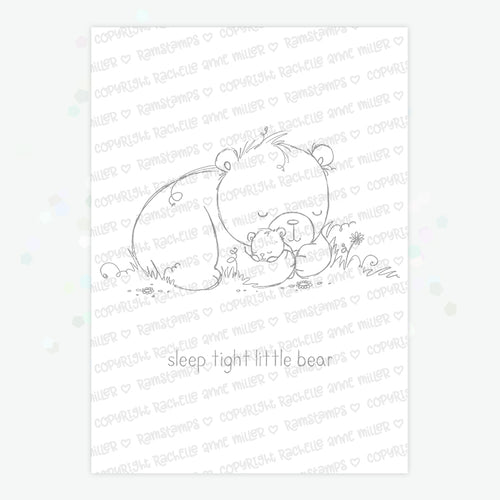 'Mother and Baby Bear' Digital Stamp – Rachelle Anne Miller Creative ...