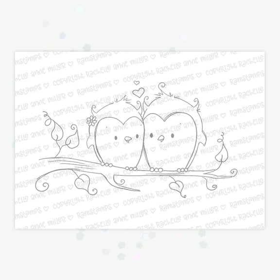 'Owl Be Your Friend' Digital Stamp – Rachelle Anne Miller Creative Studios
