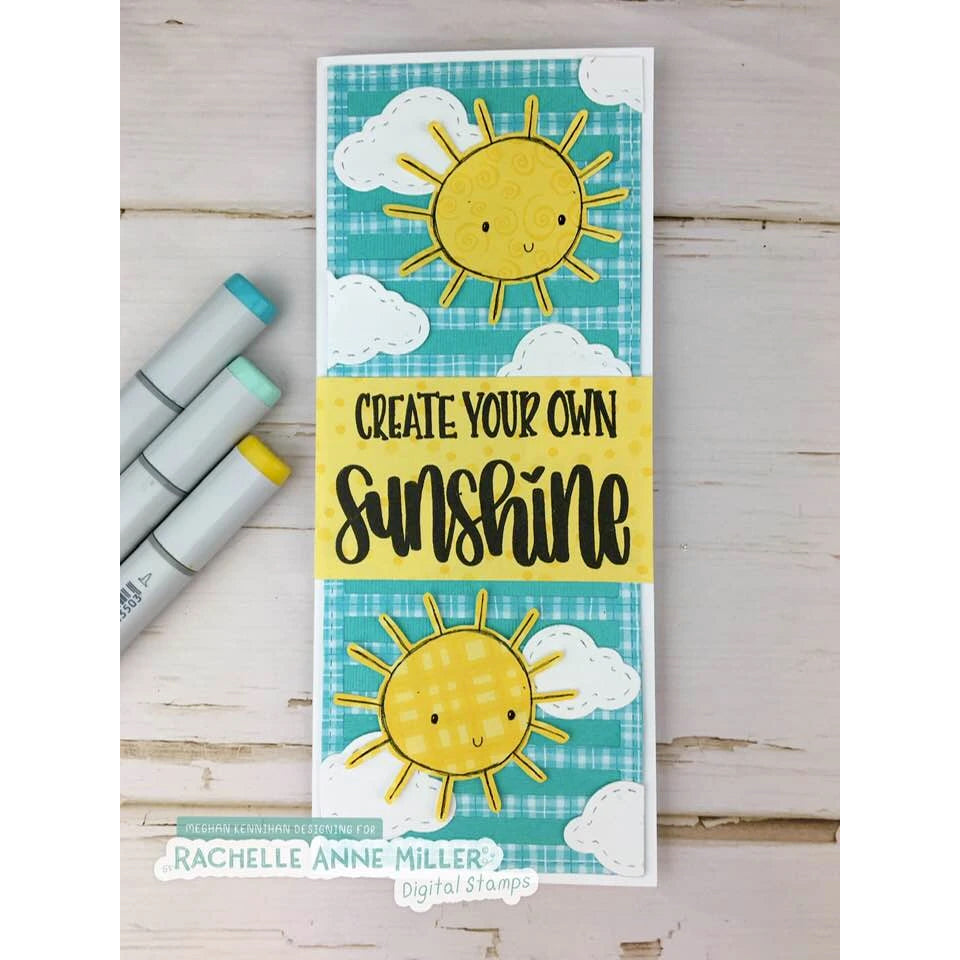 'Sun Song' Digital Stamp – Rachelle Anne Miller Creative Studios