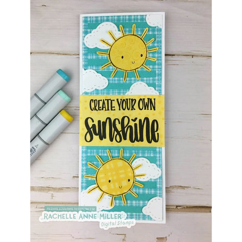 'Sun Song' Digital Stamp – Rachelle Anne Miller Creative Studios